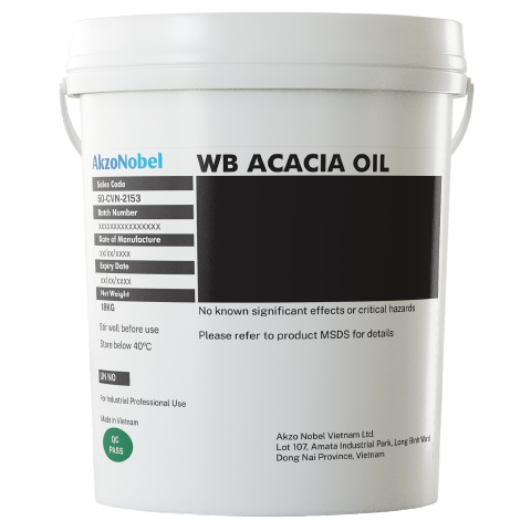 WB Acacia Oil - Dầu bảo vệ gỗ ngoài trời gốc nước của Akzo Nobel